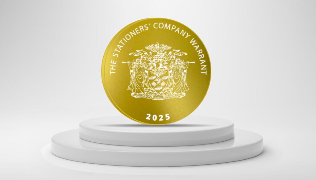 Receiving the Stationers' Warrant for 2025: A Prestigious Industry Recognition